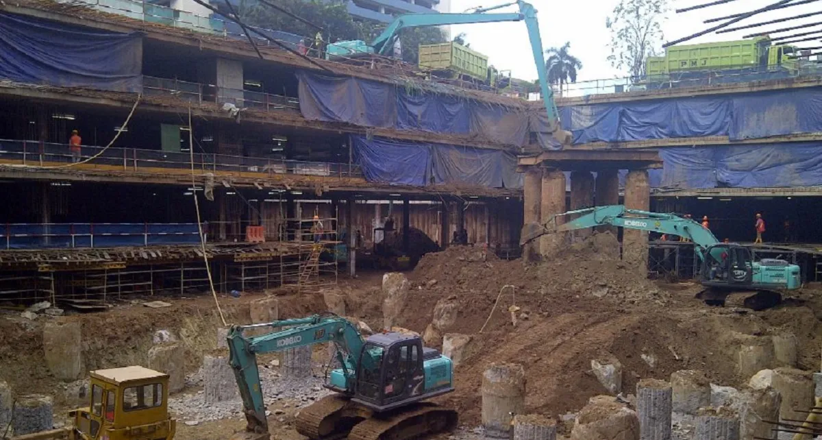 GALIAN BASEMENT METODE TOPDOWN | SERVICE PT PRIMA MAJU JAYA | PT Prima ...